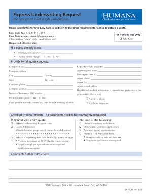 Fillable Online Express Underwriting Request Fax Email Print - pdfFiller