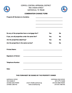 Coryell Cad - Fill Online, Printable, Fillable, Blank | pdfFiller