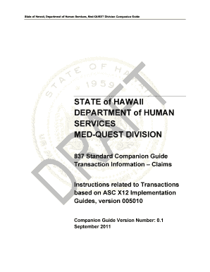 Fillable Online State of Hawaii, Department of Human Services, Med Fax ...