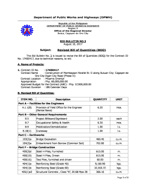 Fillable Online Bidding and Award Procedures Department of Public Works ...