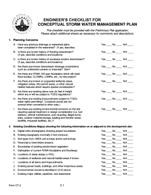 Fillable Online ENGINEERS CHECKLIST FOR Fax Email Print - pdfFiller