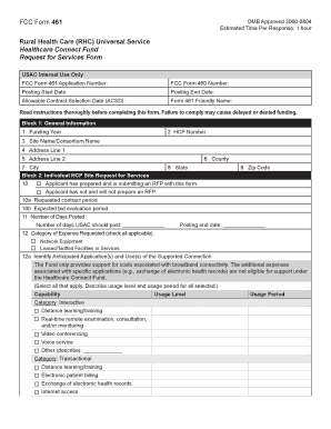 Fillable Online FCC Form 461 Application Number: Fax Email Print ...