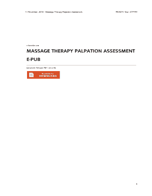 Fillable Online Massage Therapy Palpation Assessment e-Pub PDF - READTI ...