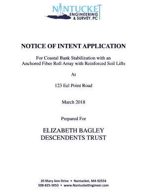 Fillable Online For Coastal Bank Stabilization with an Fax Email Print ...