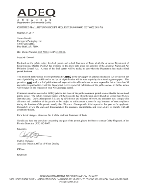 Fillable Online CERTIFIED MAIL: RETURN RECEIPT REQUESTED (9489 0090 Fax ...