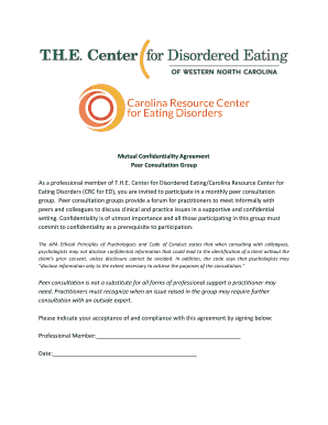 Fillable Online Peer Consultation Group Fax Email Print - pdfFiller