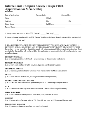 Fillable Online I.T.S.appl form Fax Email Print - pdfFiller