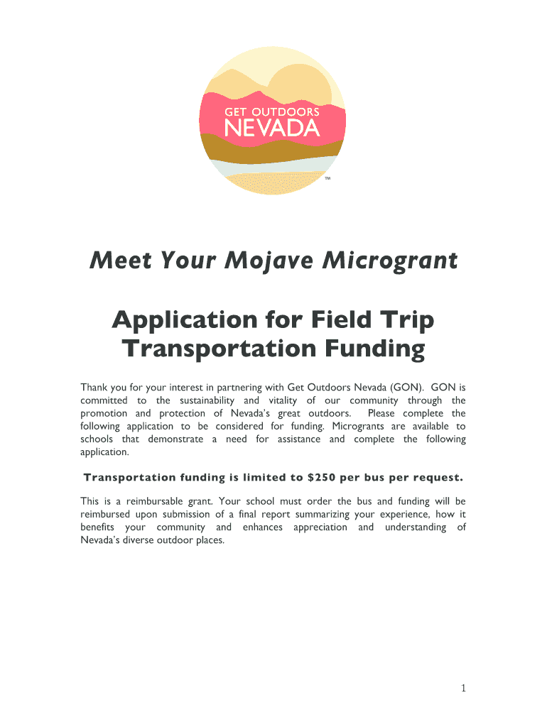 Fillable Online TARGET FIELD TRIP GRANT SAMPLE - Orange County ...