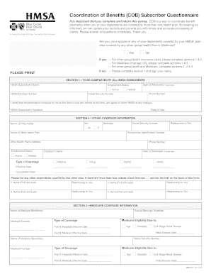 Fillable Online Why did I receive a Coordination of Benefits (COB ...