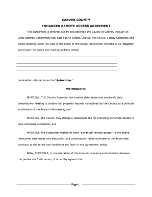 Fillable Online This agreement is entered into by and between the ...