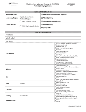 Fillable Online Virginia Career Works Fax Email Print - pdfFiller