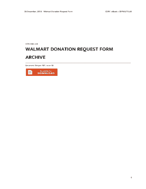 Fillable Online Walmart Donation Request Form Archive PDF - CDN Fax ...