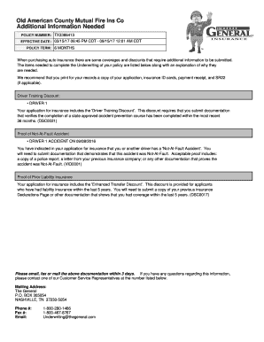 Fillable Online Additional Information Needed Additional Information ...