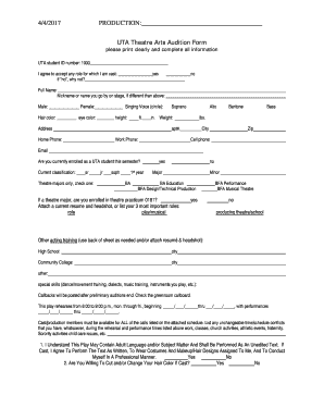 Fillable Online UTA student ID number: 1000 Fax Email Print - pdfFiller