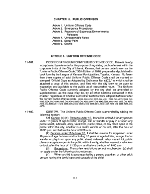 Fillable Online Uniform Offense Code Fax Email Print - pdfFiller