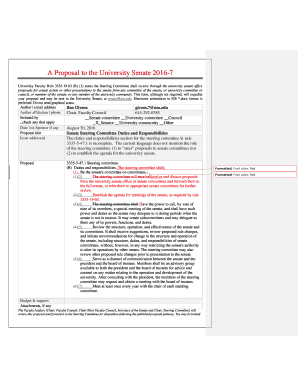 Fillable Online senate osu Senate Proposal Template Fax Email Print ...