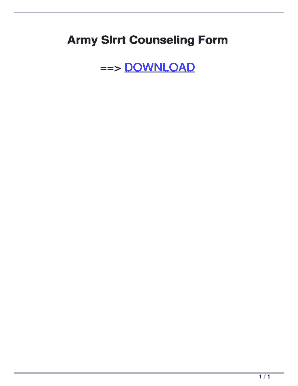 Fillable Online Sample Army Counseling Form - 7+ Free Documents in PDF ...