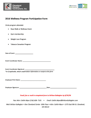 Fillable Online Circle program attended: Fax Email Print - pdfFiller