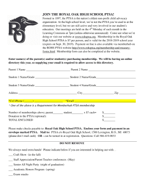 Fillable Online 1-Know the PTA-JUL2018 - California State PTA Fax Email ...