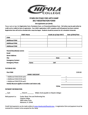 Festival Application Form Templates | pdfFiller