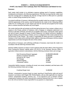 Fillable Online EXHIBIT C - Insurance Requirements for Construction ...