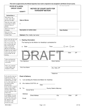 Fillable Online This form is approved by the Illinois Supreme Court and ...