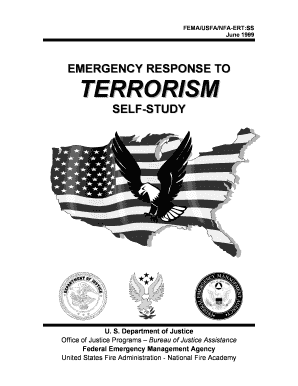 Fillable Online Emergency Response to Terrorism Self-Study ...