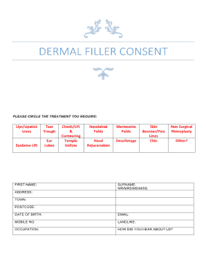 Fillable Online filler consent form.docx Fax Email Print - pdfFiller