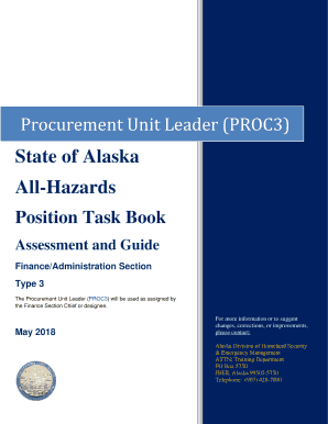 Fillable Online mutualaid alaska Procurement Unit Leader Fax Email ...