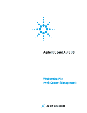 Fillable Online OpenLAB CDS Workstation Plus (with Content Management ...
