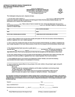 Fillable Online Form MV-349.1 - Affidavit for Transfer of Motor Vehicle ...