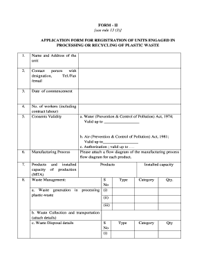Fillable Online FORM - tnpcb.gov.in Fax Email Print - pdfFiller