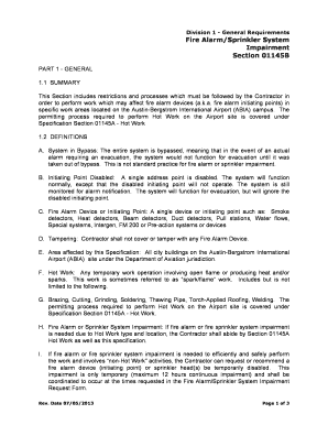 Fillable Online FIRE ALARM MONITORING SERVICES 8.4.4 C7 FORM DIRECT ...