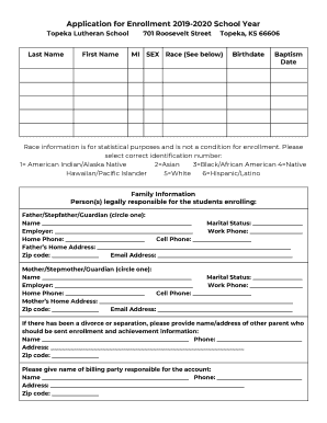 Fillable Online EARLY CHILDHOOD EDUCATION PRESCHOOL/DAYCARE APPLICATION ...