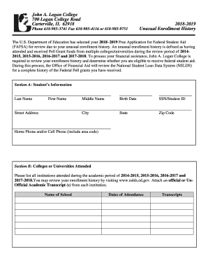 Fillable Online Enrollment Verification Worksheet Fax Email Print - pdfFiller