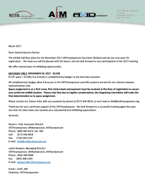 Fillable Online Dear Valued Industry Partner: Fax Email Print - pdfFiller