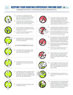 Fillable Online Charter Boat Captain - United States Coast Guard (USCG ...