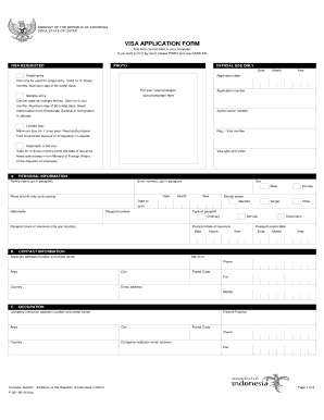 Fillable Online Fill Qatar Visa Application Form - qatarvisas.orgApply ...