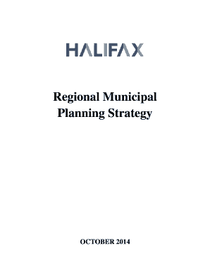 Fillable Online Regional Municipal Planning Strategy - Home Halifax Fax Email Print - pdfFiller