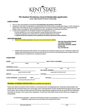 Fillable Online The Lester A Lefton Scholarship Application 2019 Fax ...