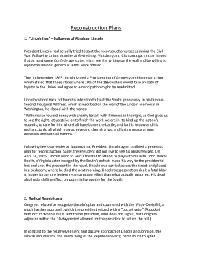 Fillable Online Evaluating Reconstruction Plans/Creating a ...