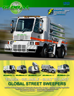 Global Sweeper - Fill Online, Printable, Fillable, Blank | pdfFiller