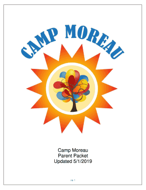Fillable Online Camp Moreau Fax Email Print - pdfFiller