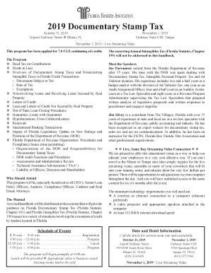 Fillable Online 2019 Documentary Stamp Tax Fax Email Print - pdfFiller