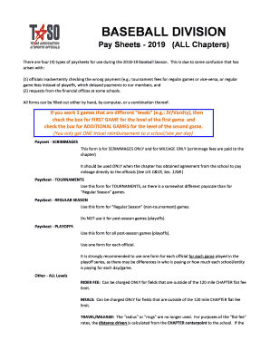 Taso Basketball Officials Pay Sheet - Fill Online, Printable, Fillable ...