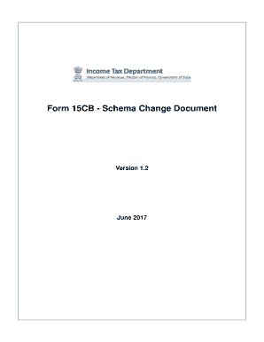 Fillable Online Form 15CB - Schema Change Document - Income Tax Fax ...