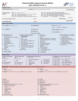 National Ability Supports System - Fill Online, Printable, Fillable ...