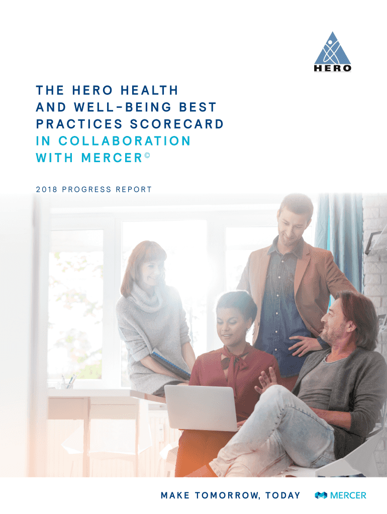 Fillable Online The HERO Health and Well-Being Best Practices Scorecard ...
