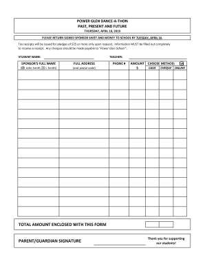 Fillable Online powerglen dsbn TOTAL AMOUNT ENCLOSED WITH THIS FORM Fax ...