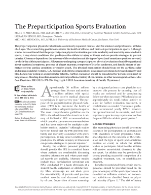 Fillable Online Sports Evaluation Flyer Fax Email Print - pdfFiller